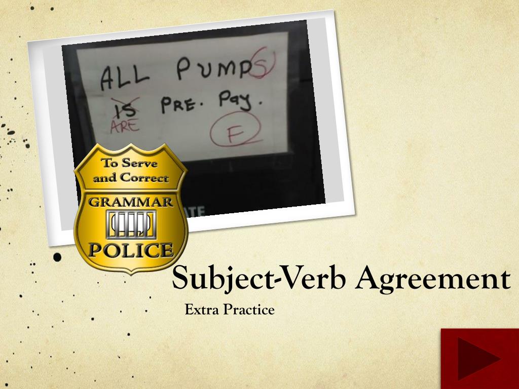 PPT - Mastering Subject-Verb Agreement: Interactive Practice Exercise ...