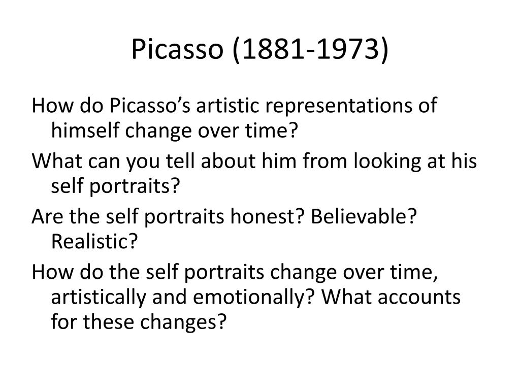 PPT - Picasso (1881-1973) PowerPoint Presentation, free download - ID ...