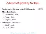 PPT - Advanced Operating Systems PowerPoint Presentation, free download ...