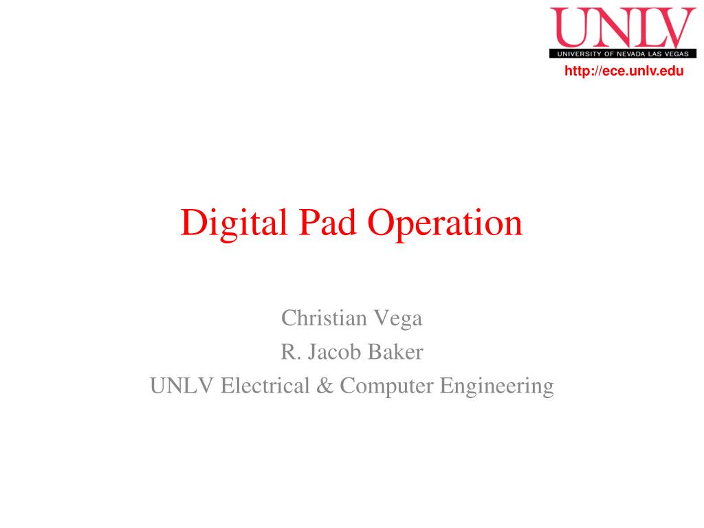 PPT - Digital Pad Operation PowerPoint Presentation, free download - ID ...