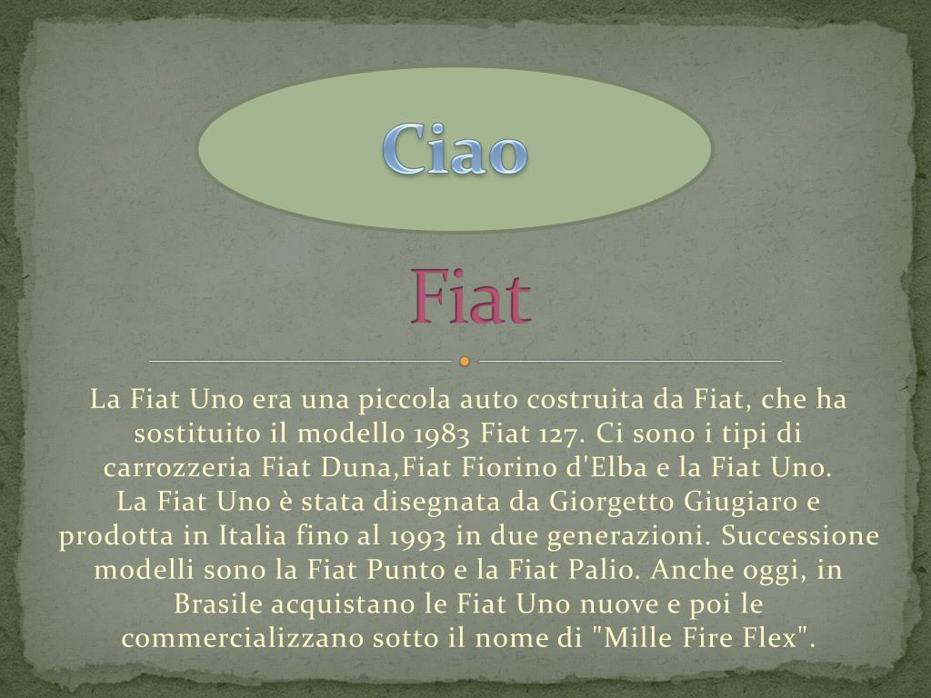PPT - Fiat PowerPoint Presentation, free download - ID:2479130