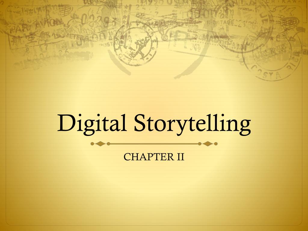 PPT - Digital Storytelling PowerPoint Presentation, free download - ID ...