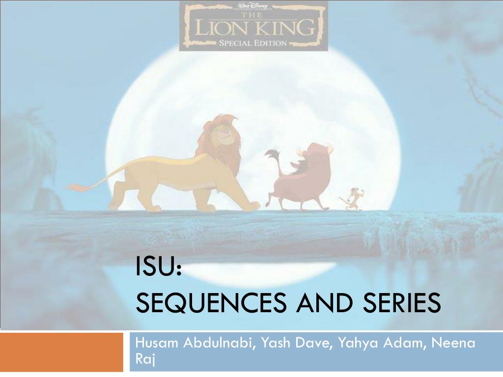 PPT - ISU: Sequences and Series PowerPoint Presentation, free download ...