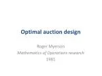 PPT - Lecture 2 Auction Design PowerPoint Presentation, free download ...