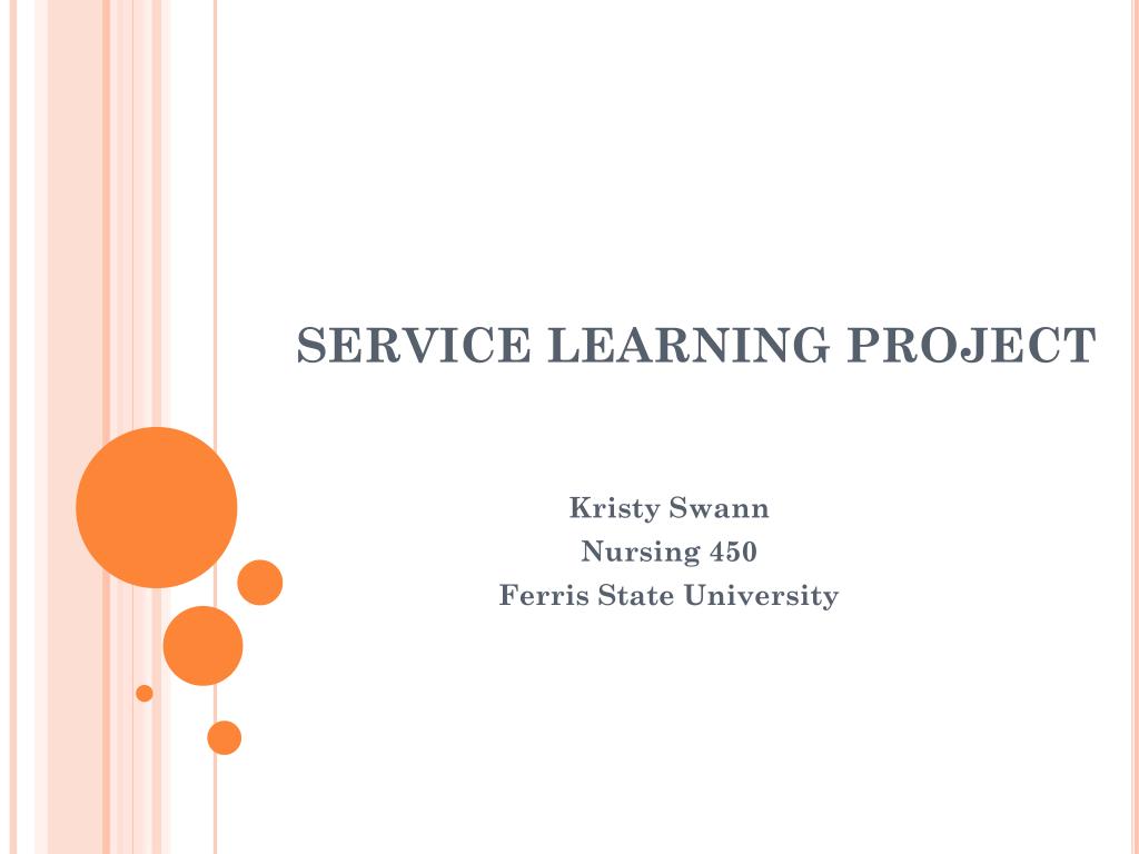 PPT - SERVICE LEARNING PROJECT PowerPoint Presentation, free download ...