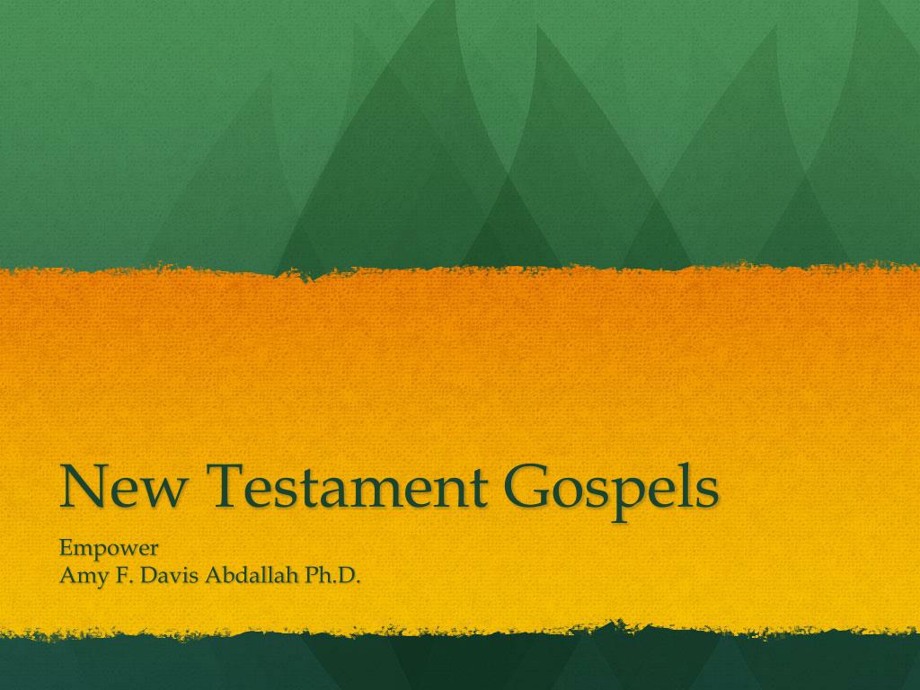 PPT - New Testament Gospels PowerPoint Presentation, free download - ID ...