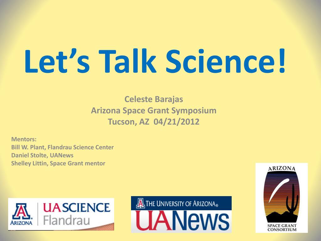 PPT - Let’s Talk Science! PowerPoint Presentation, free download - ID ...