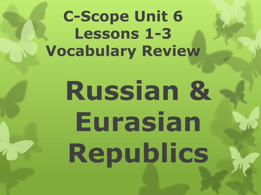 PPT - Russian & Eurasian Republics PowerPoint Presentation, free ...