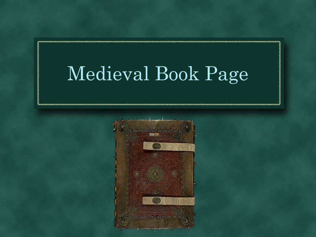 PPT - Medieval Book Page PowerPoint Presentation, free download - ID ...