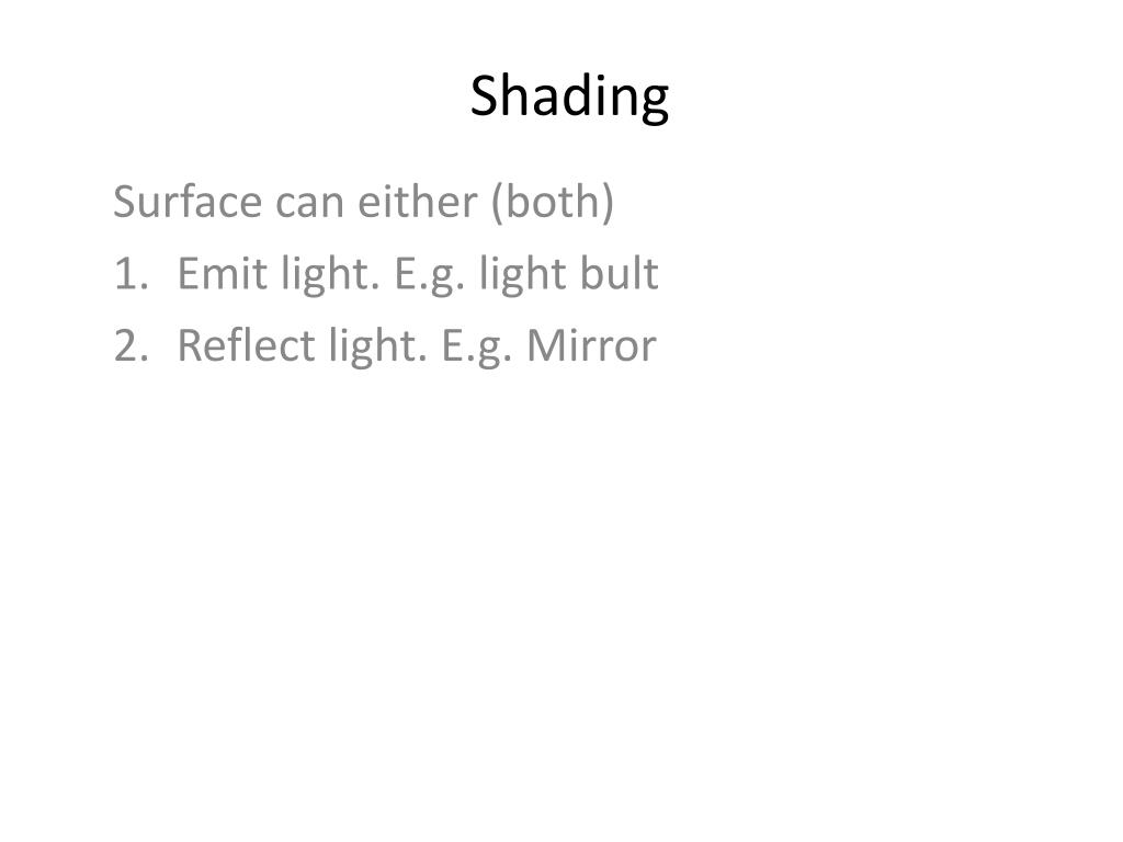 PPT - Shading PowerPoint Presentation, free download - ID:2484278
