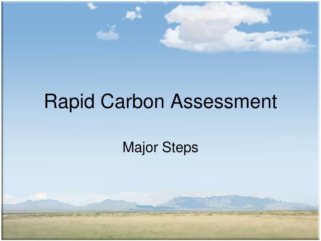 PPT - Rapid Carbon Assessment PowerPoint Presentation, free download ...
