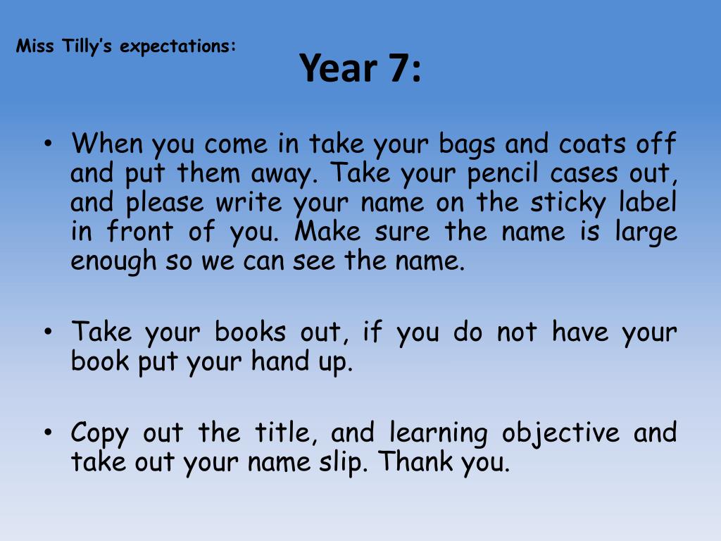 PPT - Year 7: PowerPoint Presentation, free download - ID:2486122