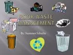 PPT - Effects of Poor Solid Waste Management PowerPoint Presentation ...