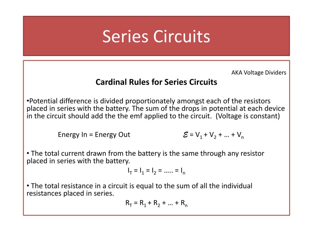 PPT - Series Circuits PowerPoint Presentation, free download - ID:2487105