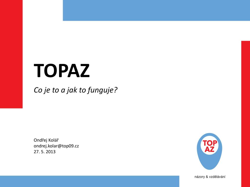 PPT - TOPAZ PowerPoint Presentation, free download - ID:2488190