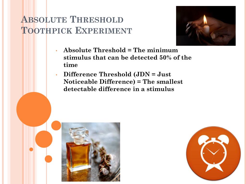 PPT - Absolute Threshold Toothpick Experiment PowerPoint Presentation ...