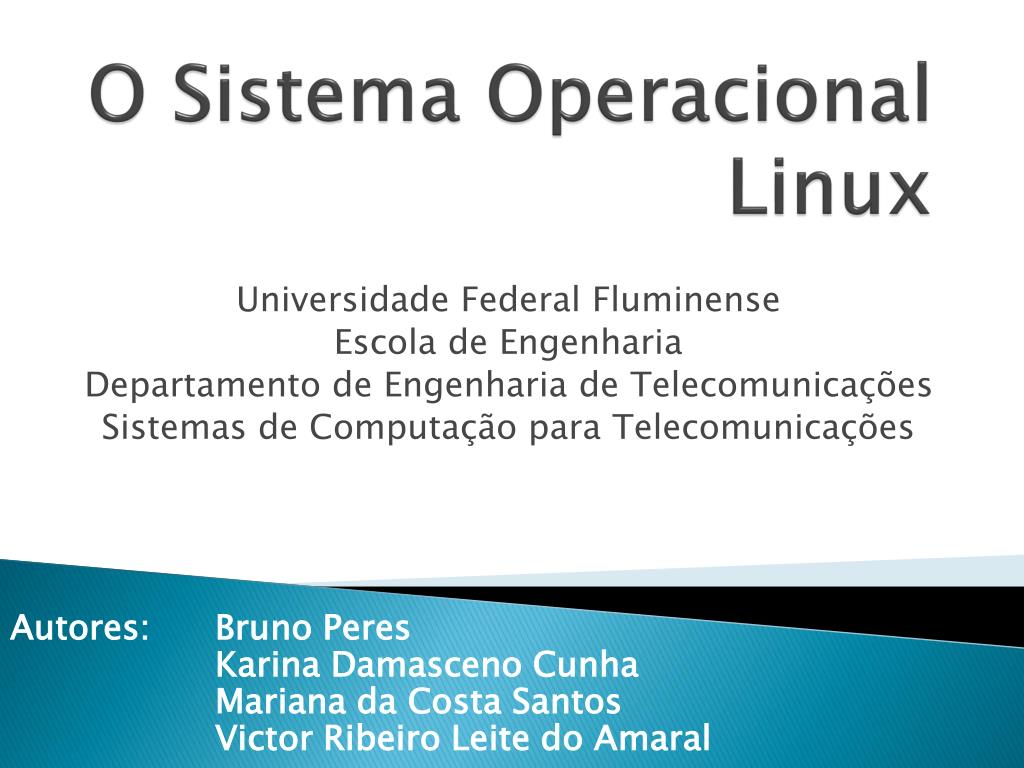 PPT - O Sistema Operacional Linux PowerPoint Presentation, free ...