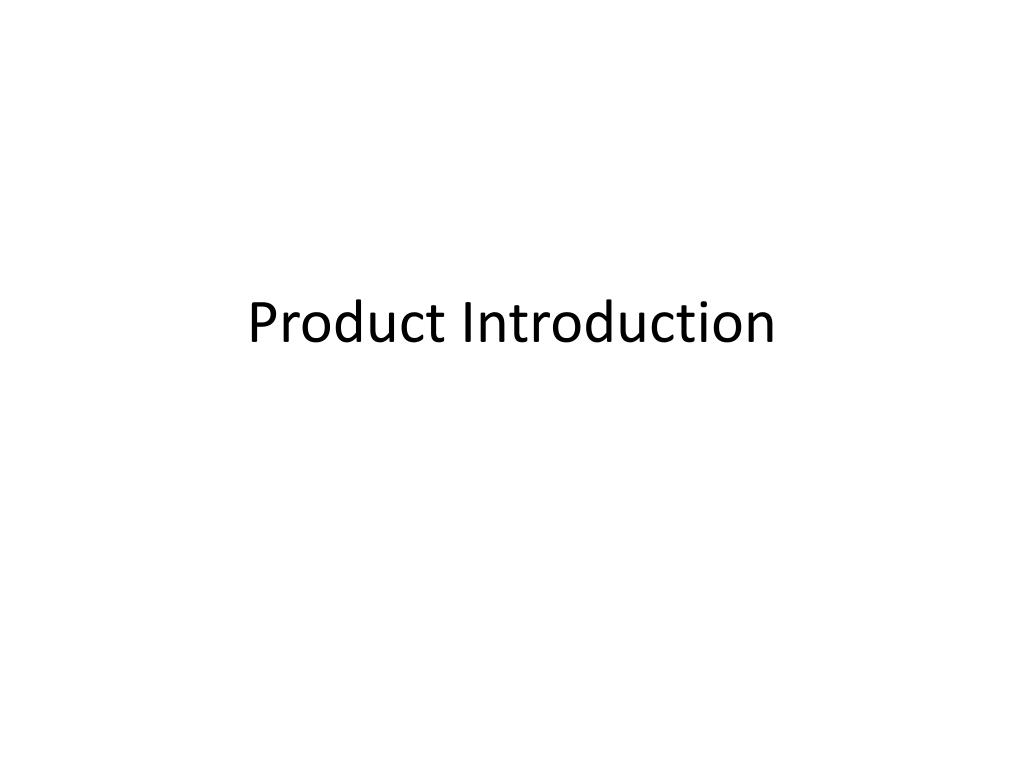 PPT - Product Introduction PowerPoint Presentation, free download - ID ...