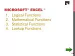 PPT - Must Know Things in Microsoft Excel for Employees PowerPoint ...