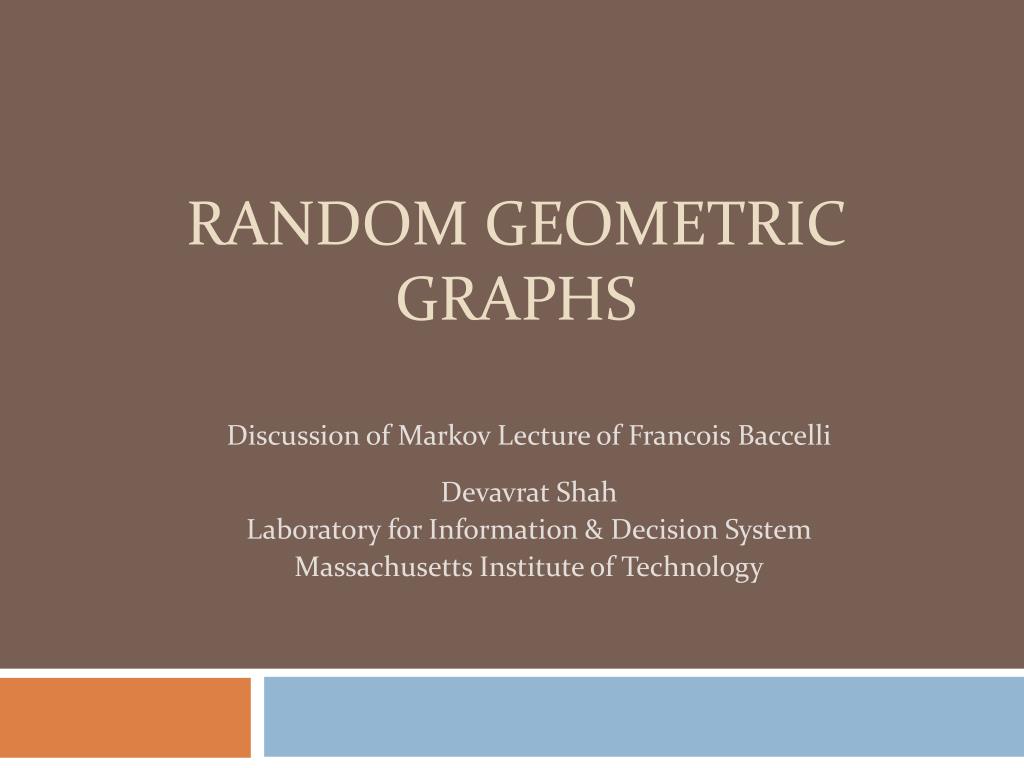 PPT - Random Geometric Graphs PowerPoint Presentation, free download ...
