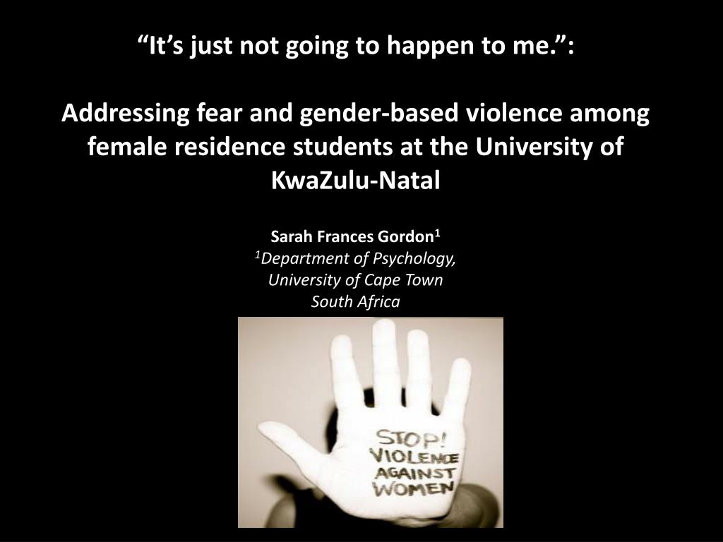 PPT - Prevalence of Gender-Based Violence PowerPoint Presentation, free ...