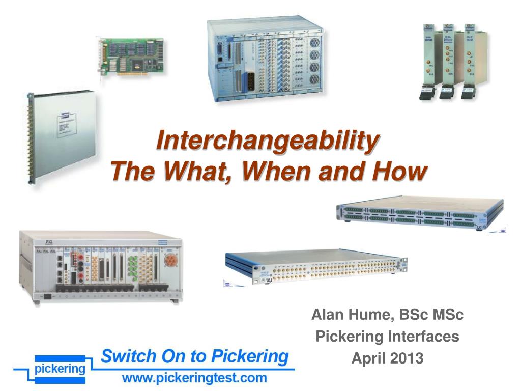 PPT - Understanding Interchangeability in IVI Drivers: What, When, and ...