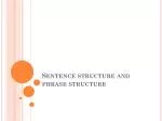 PPT - Information Structure and Sentence Structure PowerPoint ...
