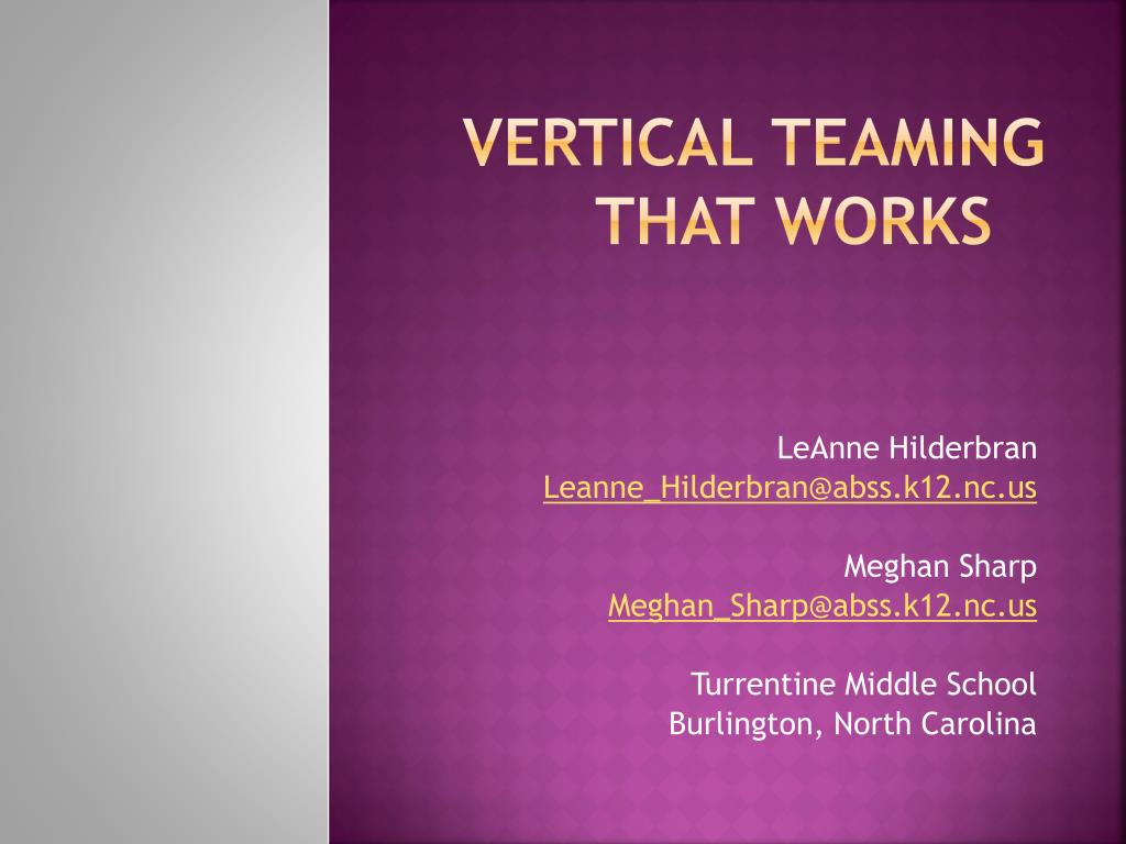 PPT - Vertical Teaming That Works PowerPoint Presentation, free ...
