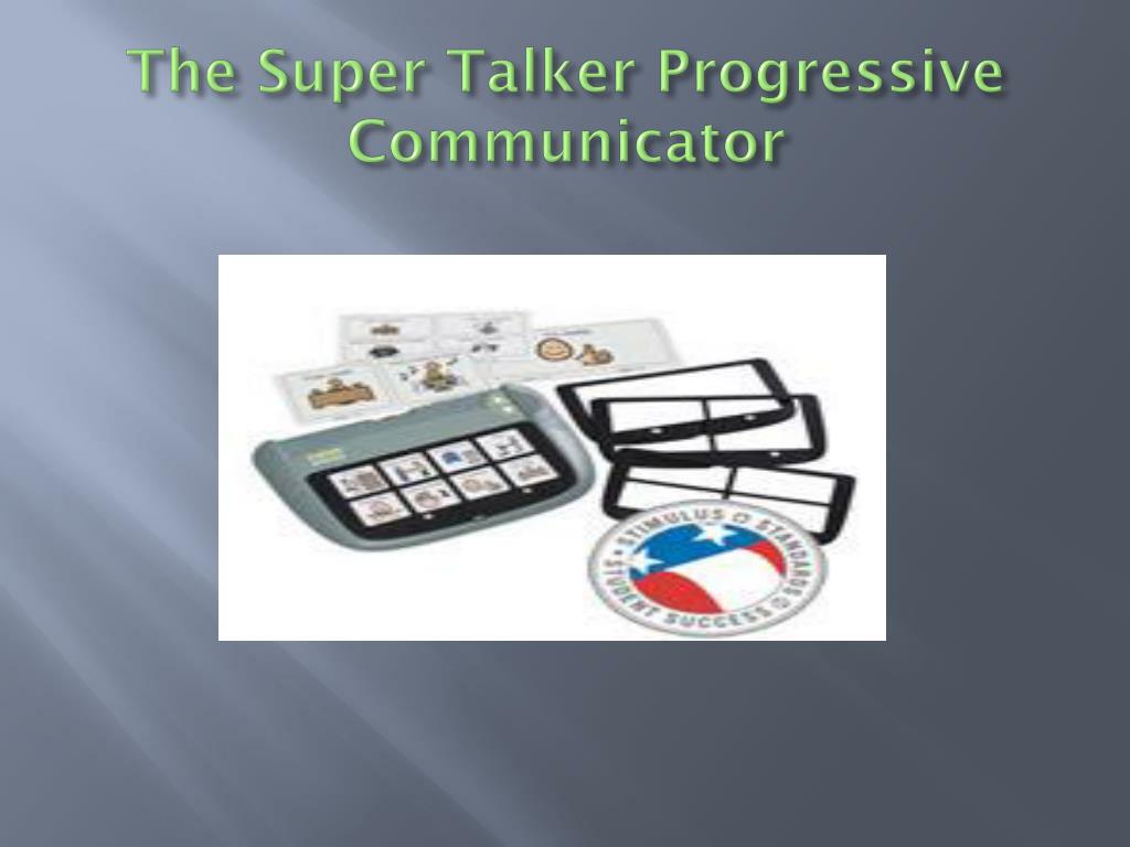 PPT - The Super Talker: Empowering Communication for Autistic Children ...