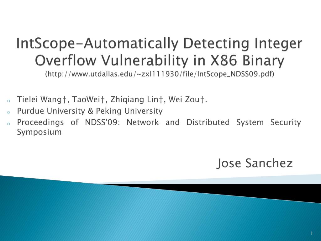 PPT - Jose Sanchez PowerPoint Presentation, free download - ID:2500607