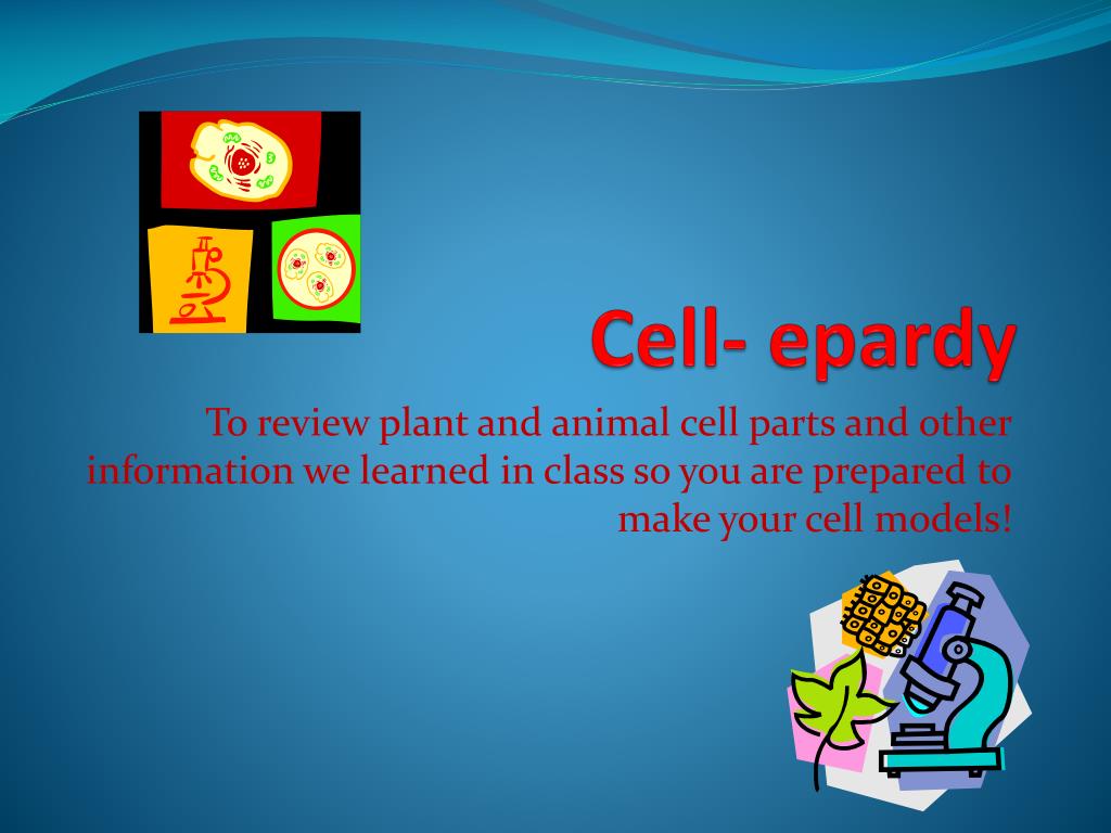 PPT - Cell Jeopardy Review Game for Plant and Animal Cell Parts ...