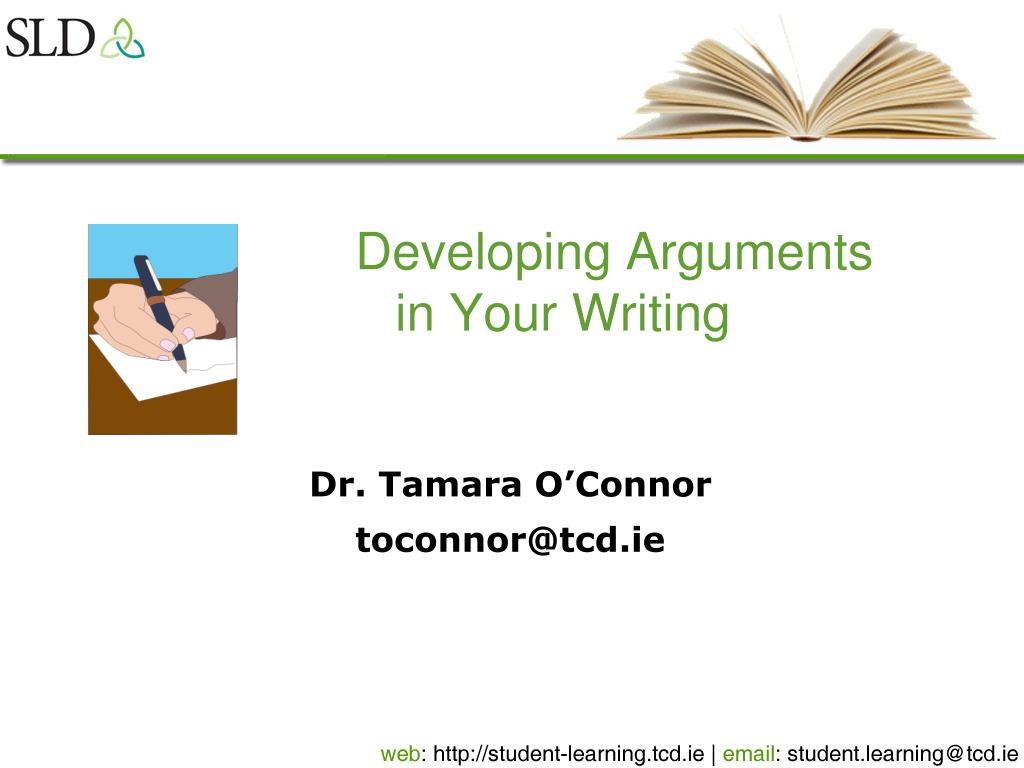 PPT - Developing Arguments in Your Writing PowerPoint Presentation, free download - ID:2500907