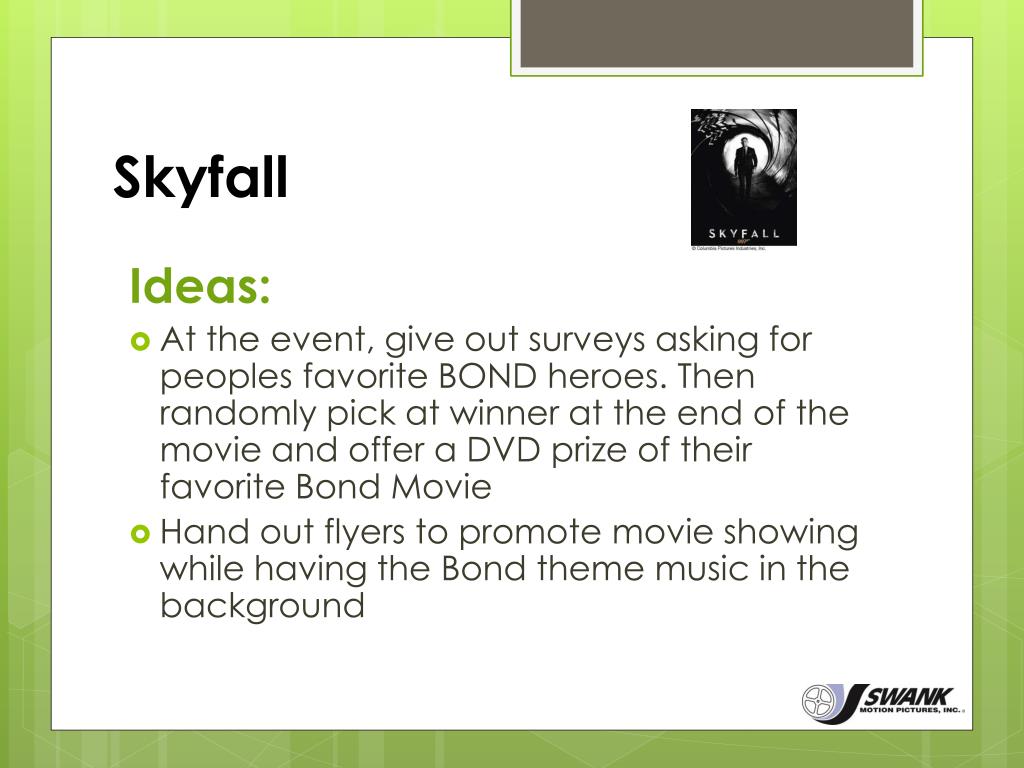 PPT - Skyfall PowerPoint Presentation, free download - ID:2501476