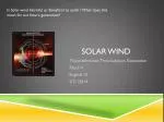 PPT - The Solar Wind PowerPoint Presentation, free download - ID:4197468