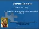PPT - DISCRETE STRUCTURES PowerPoint Presentation, free download - ID ...