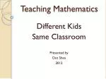 PPT - STRATEGIES FOR TEACHING MATHEMATICS PowerPoint Presentation, free ...