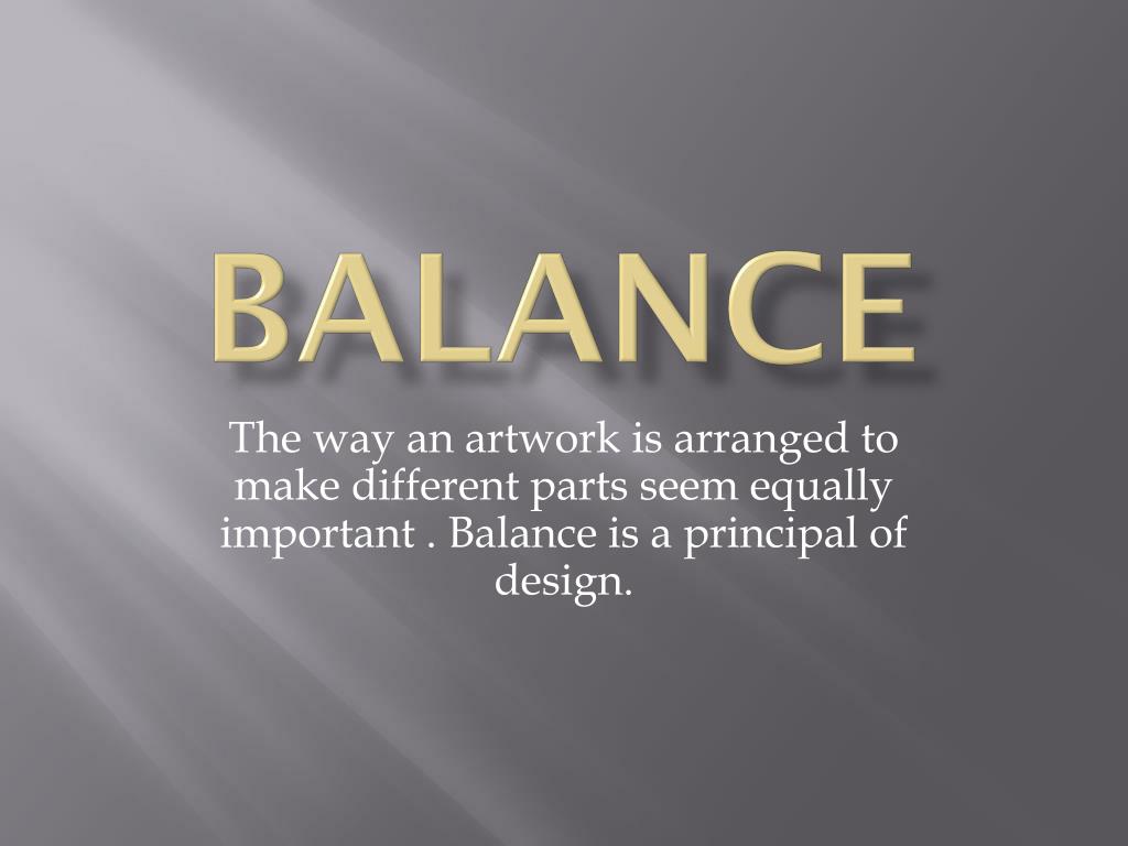 PPT - BALANCE PowerPoint Presentation, free download - ID:2505118