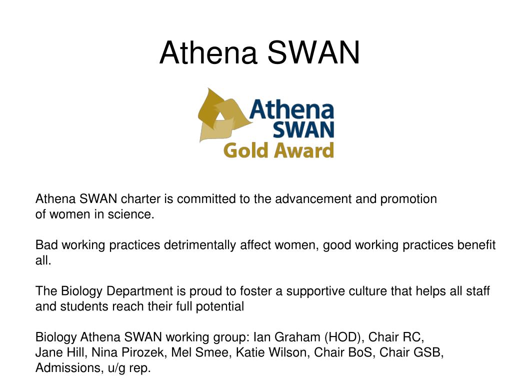 PPT - Athena SWAN PowerPoint Presentation, free download - ID:2506178