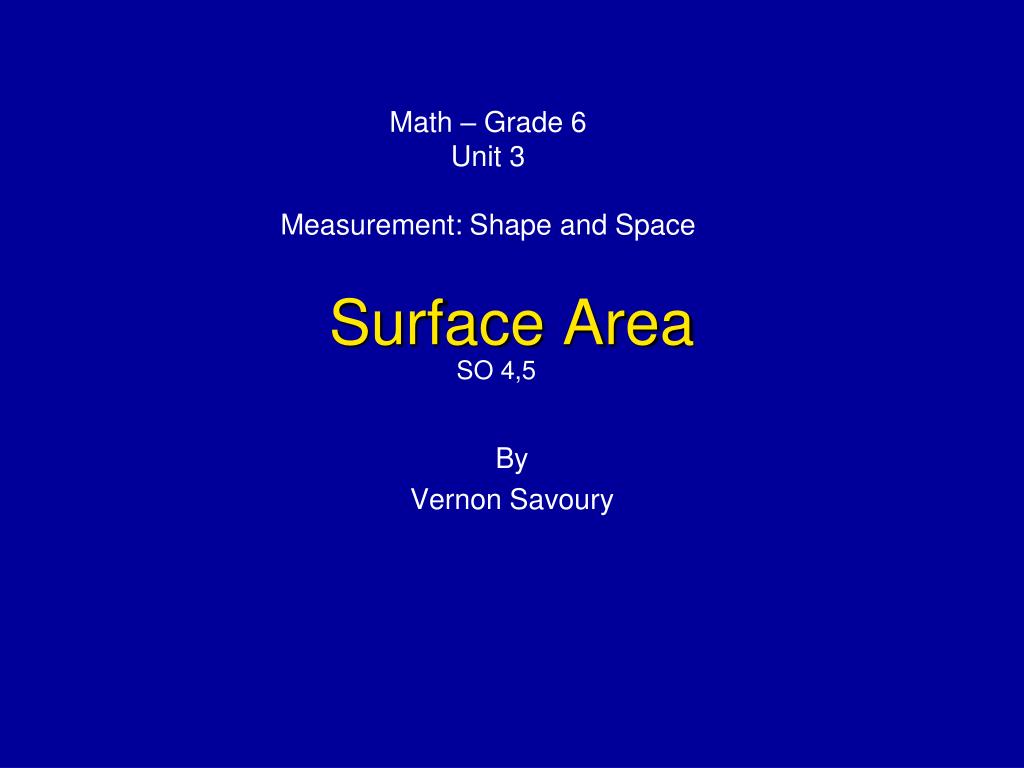 PPT - Understanding Surface Area of Rectangular Solids PowerPoint ...