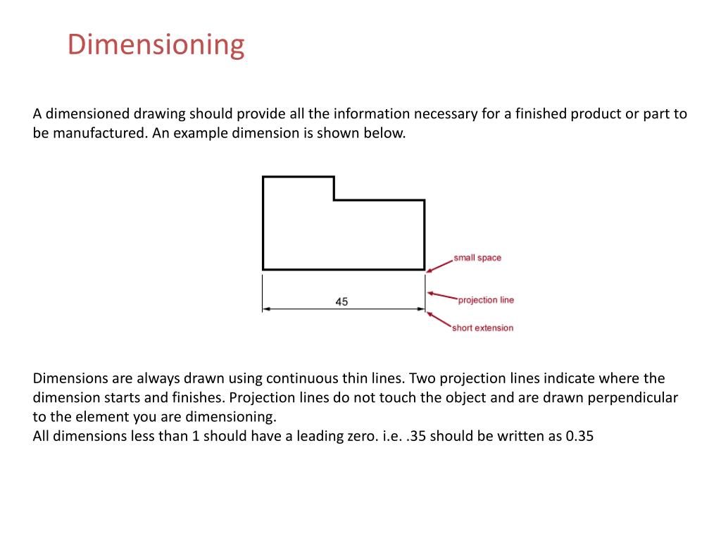 PPT - Dimensioning PowerPoint Presentation, free download - ID:2509103