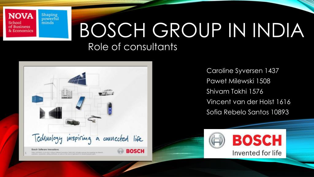 PPT - Bosch Group in India PowerPoint Presentation, free download - ID ...