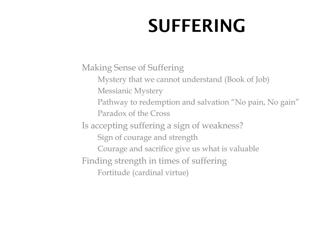PPT - Suffering PowerPoint Presentation, free download - ID:2510136