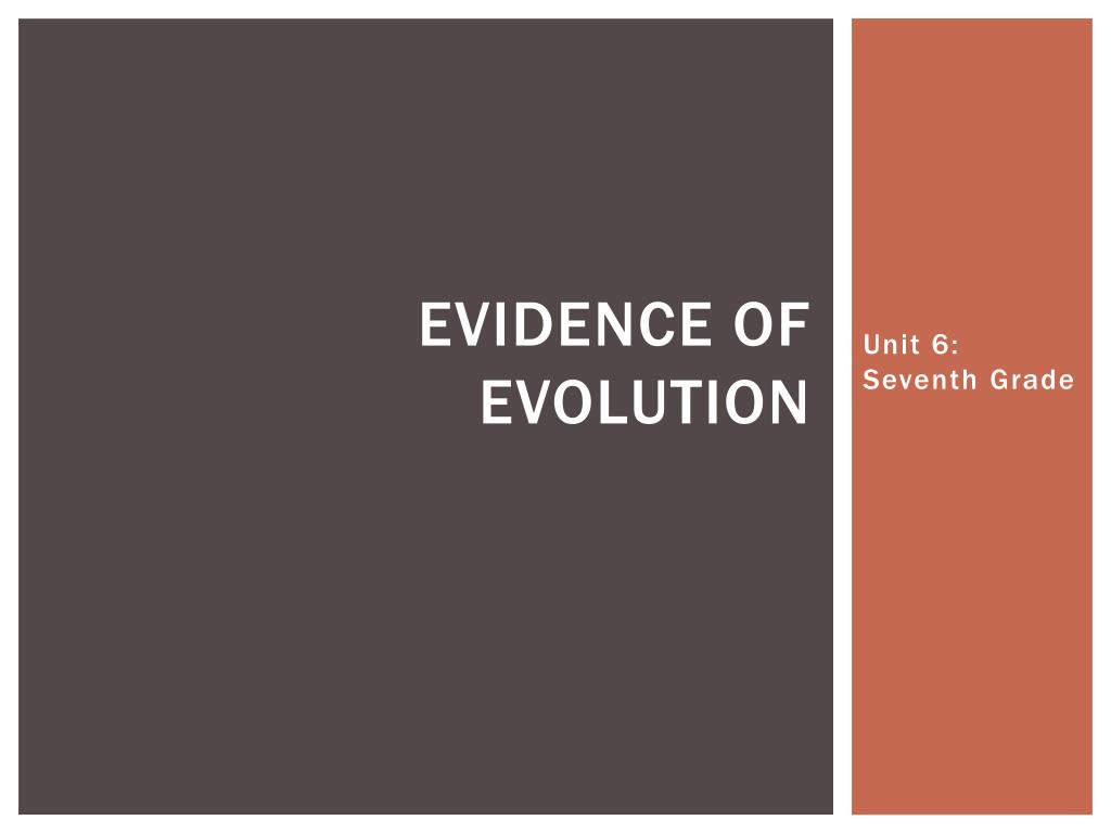 PPT - Evidence of Evolution PowerPoint Presentation, free download - ID ...