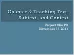 PPT - Text, Context and Intertextuality PowerPoint Presentation, free ...