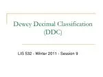 PPT - Dewey Decimal Classification (DDC) PowerPoint Presentation, free ...