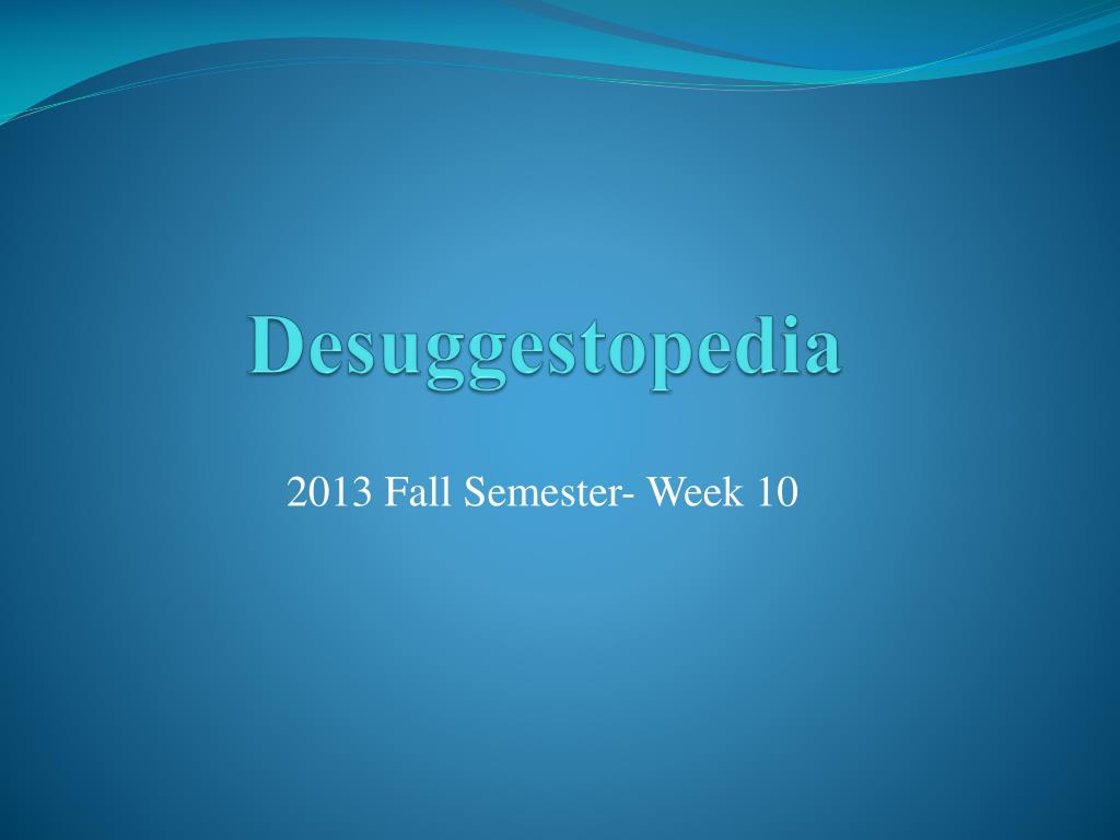 PPT - Desuggestopedia PowerPoint Presentation, free download - ID:2512612