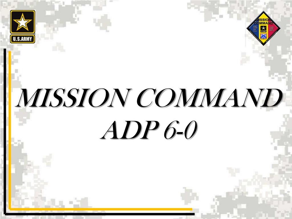 PPT - MISSION COMMAND ADP 6-0 PowerPoint Presentation, free download ...