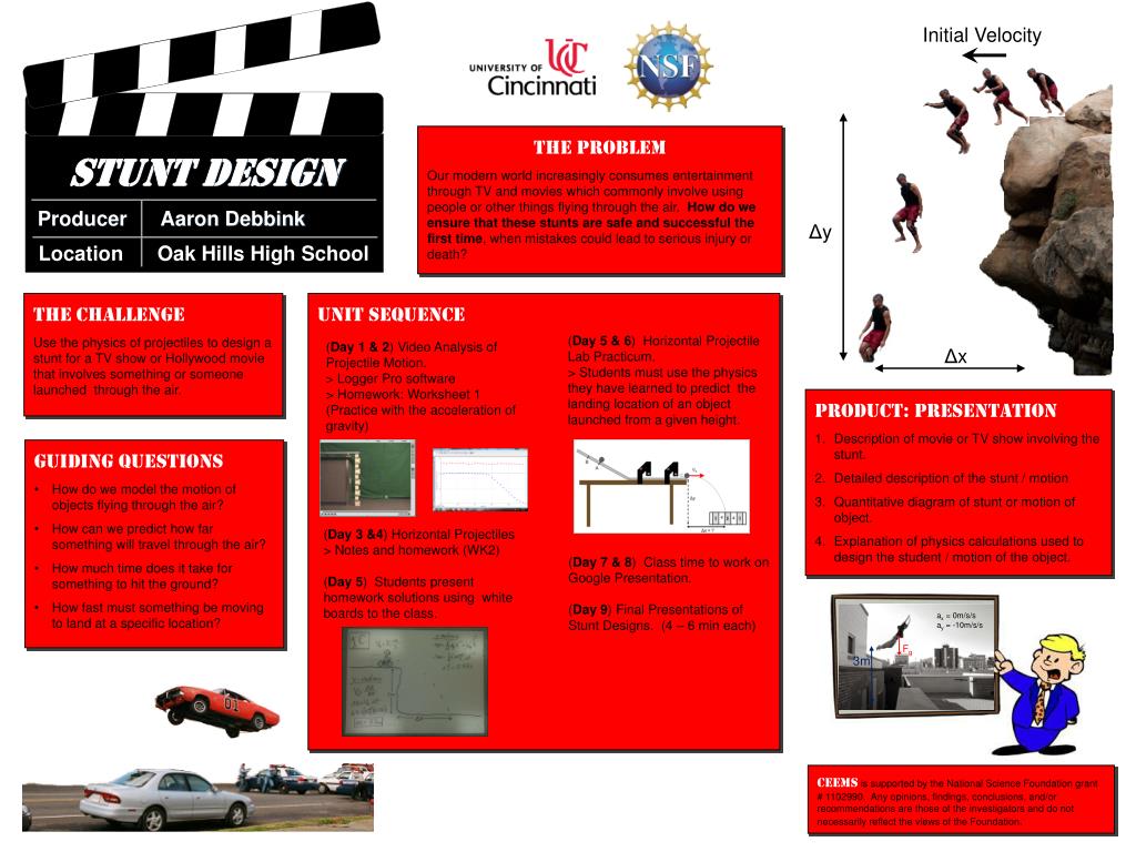 PPT - Stunt Design Producer Challenge: Using Physics to Safely Create ...