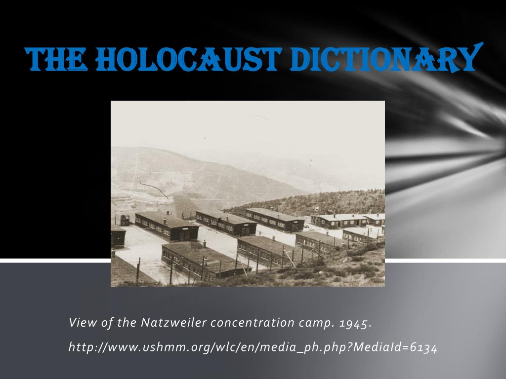 PPT - The Holocaust Dictionary PowerPoint Presentation, free download ...