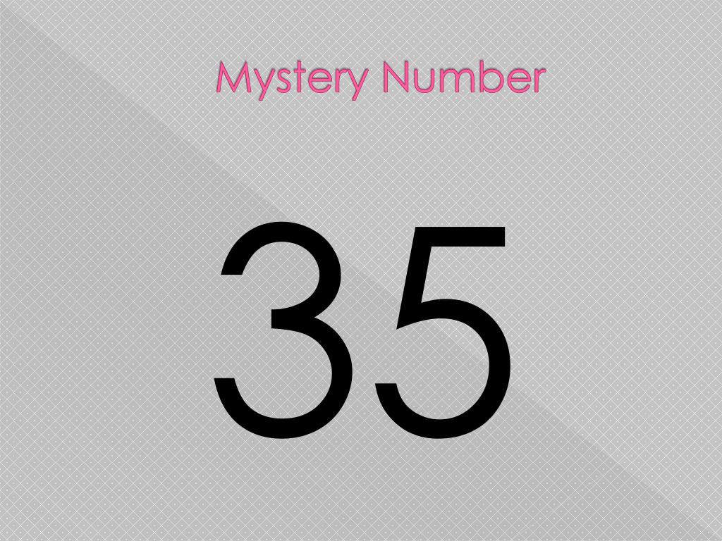 PPT - Mystery Number PowerPoint Presentation, free download - ID:2513871